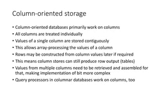 Columnar databases on Big data analytics | PDF