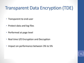 Column Level Encryption in Microsoft SQL Server | PPTX