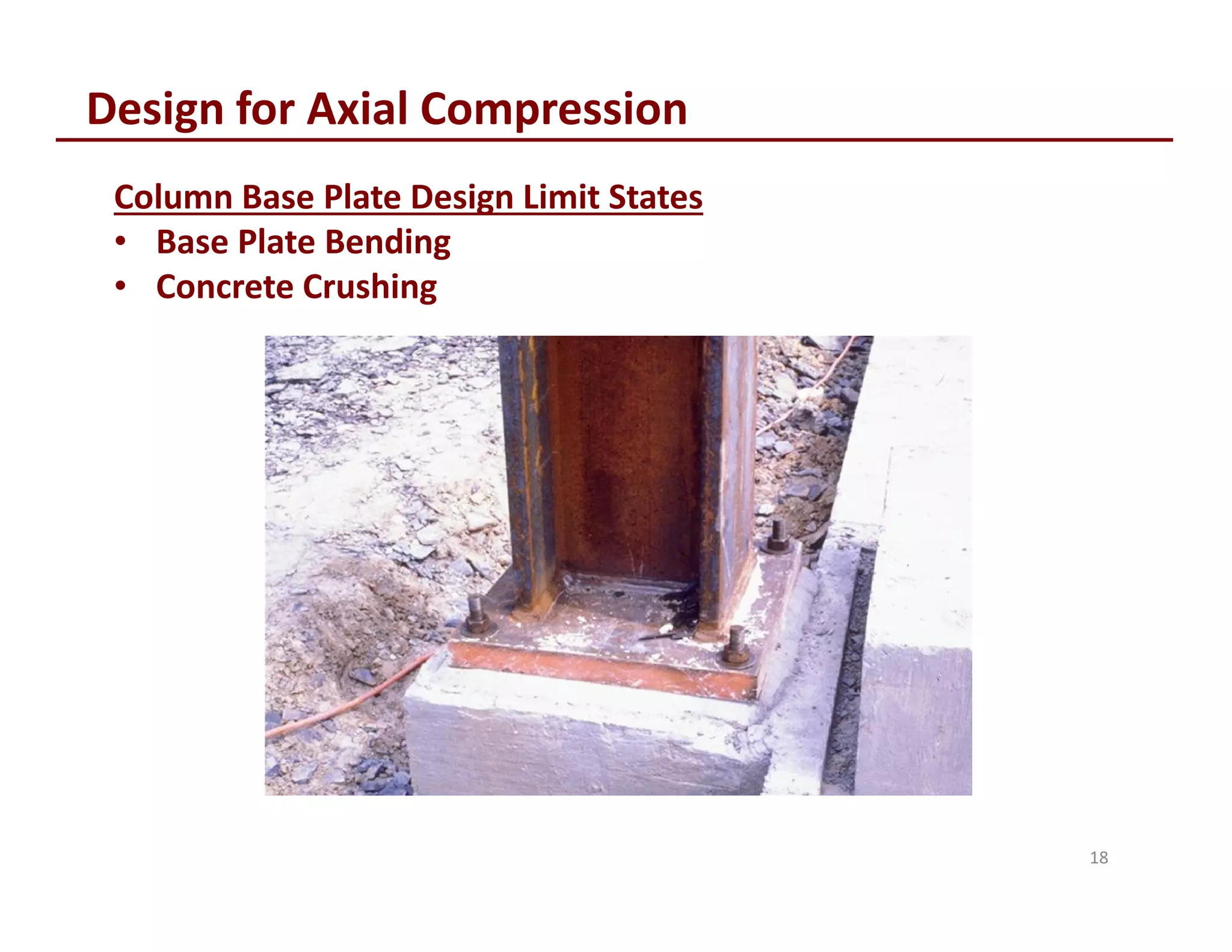 Column base plates_prof_thomas_murray | PDF