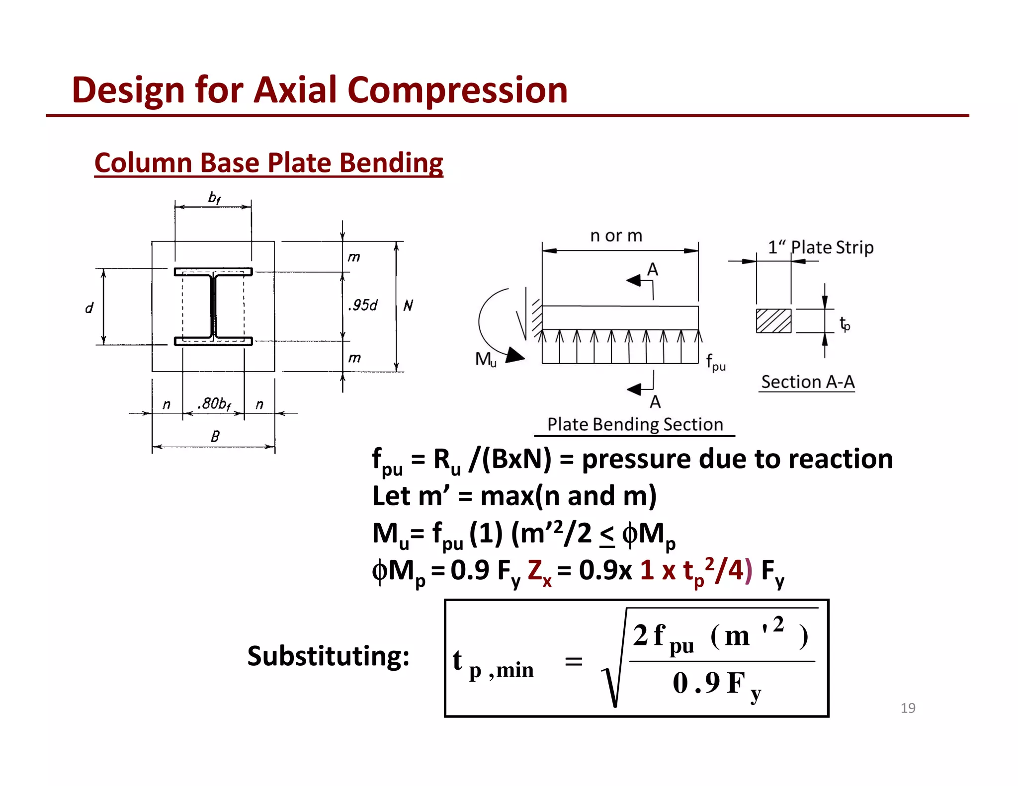 Column base plates_prof_thomas_murray | PDF
