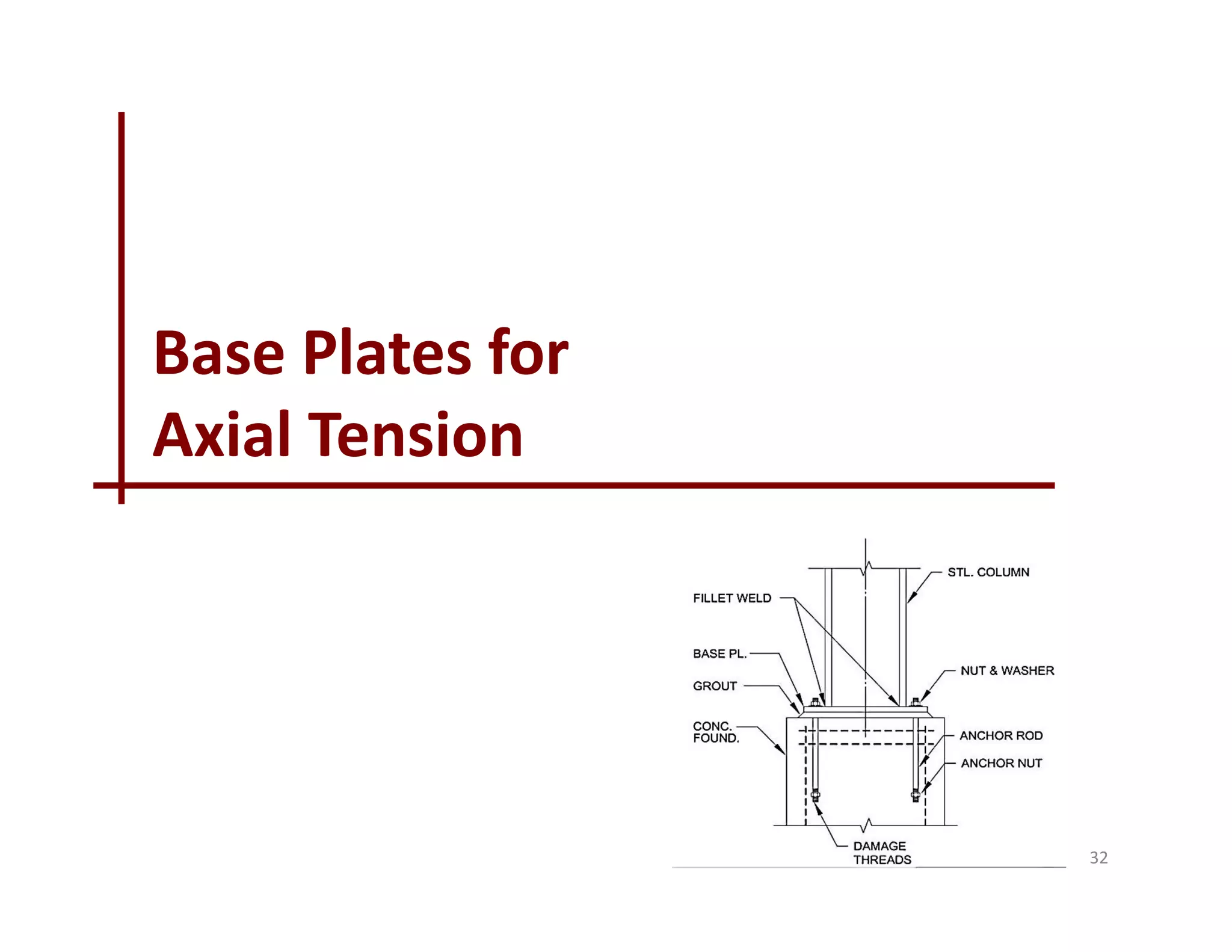 Column base plates_prof_thomas_murray | PDF
