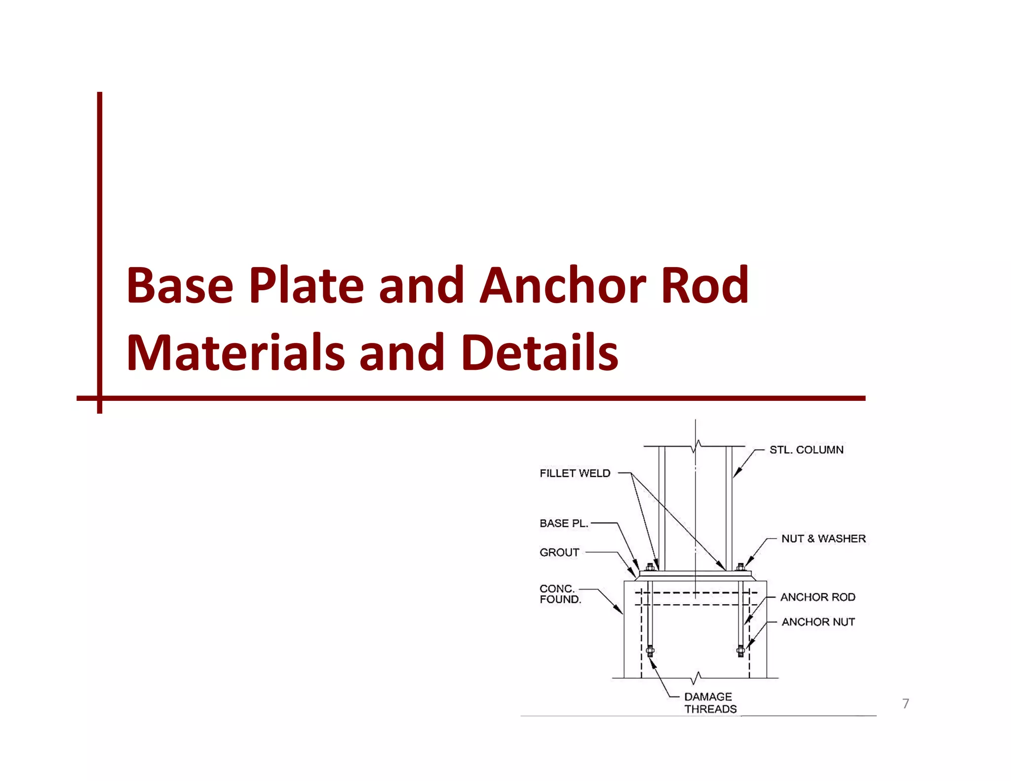 Column base plates_prof_thomas_murray | PDF