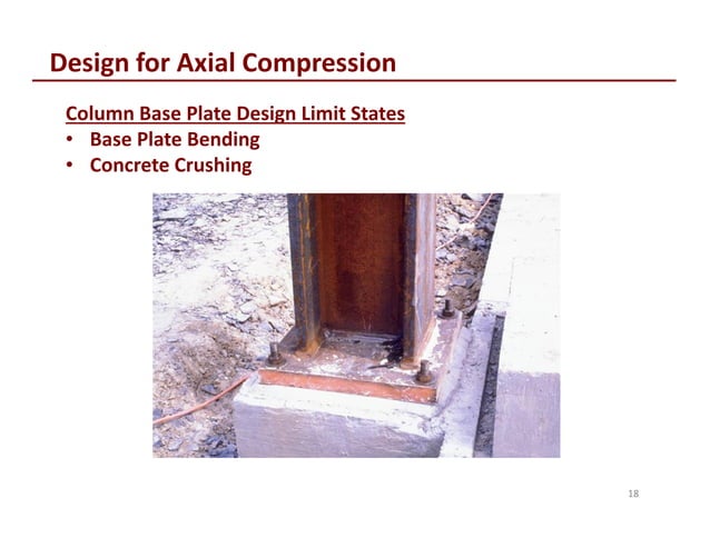 Column base plates_prof_thomas_murray | PDF