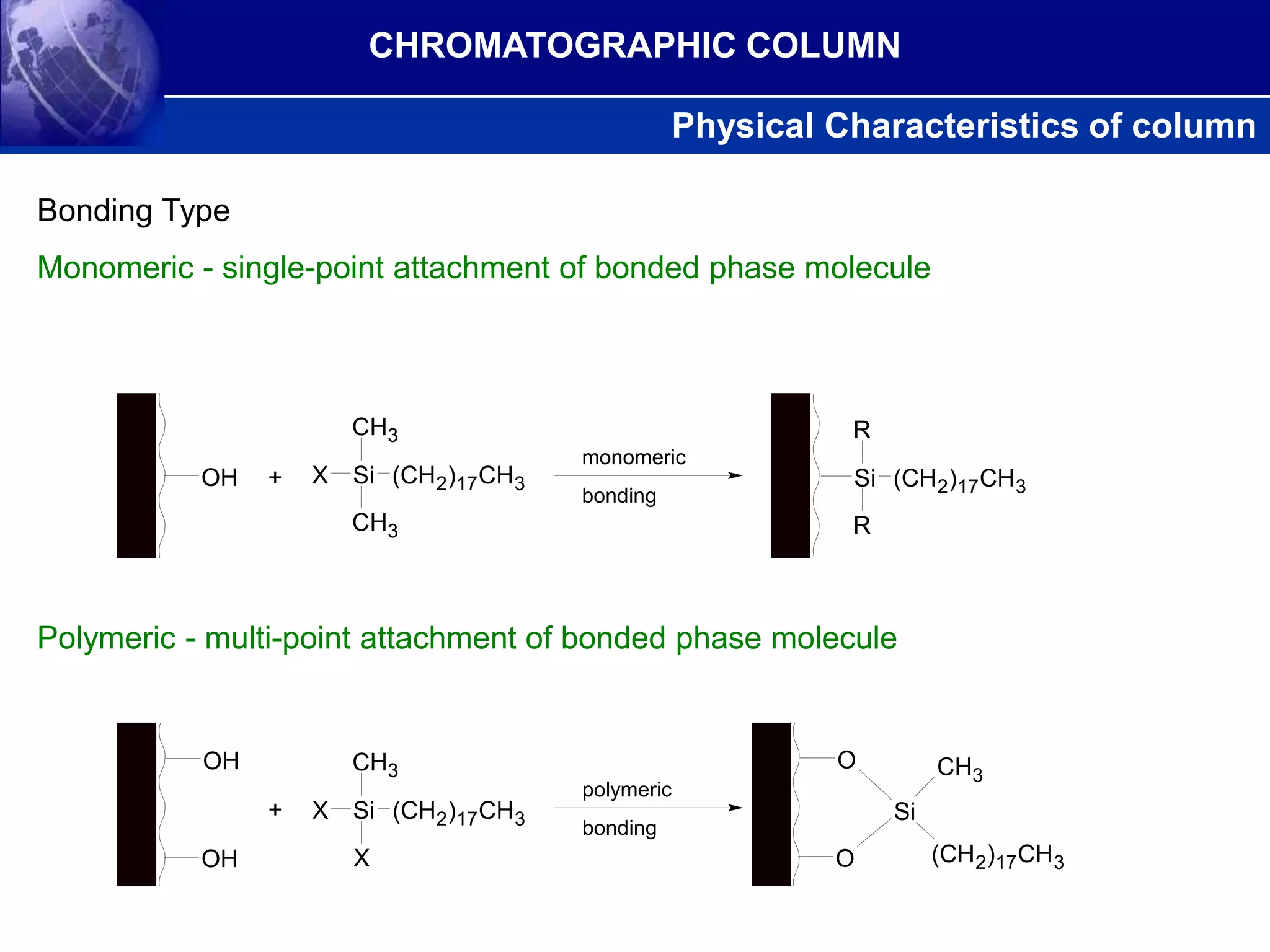 Chromatographic Column chemistry | PPTX