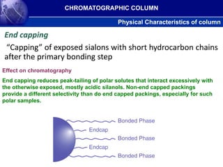 Chromatographic Column chemistry | PPTX