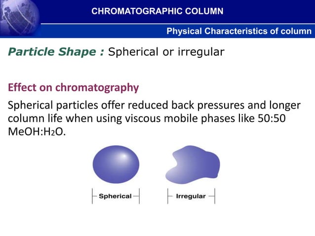 Chromatographic Column chemistry | PPTX