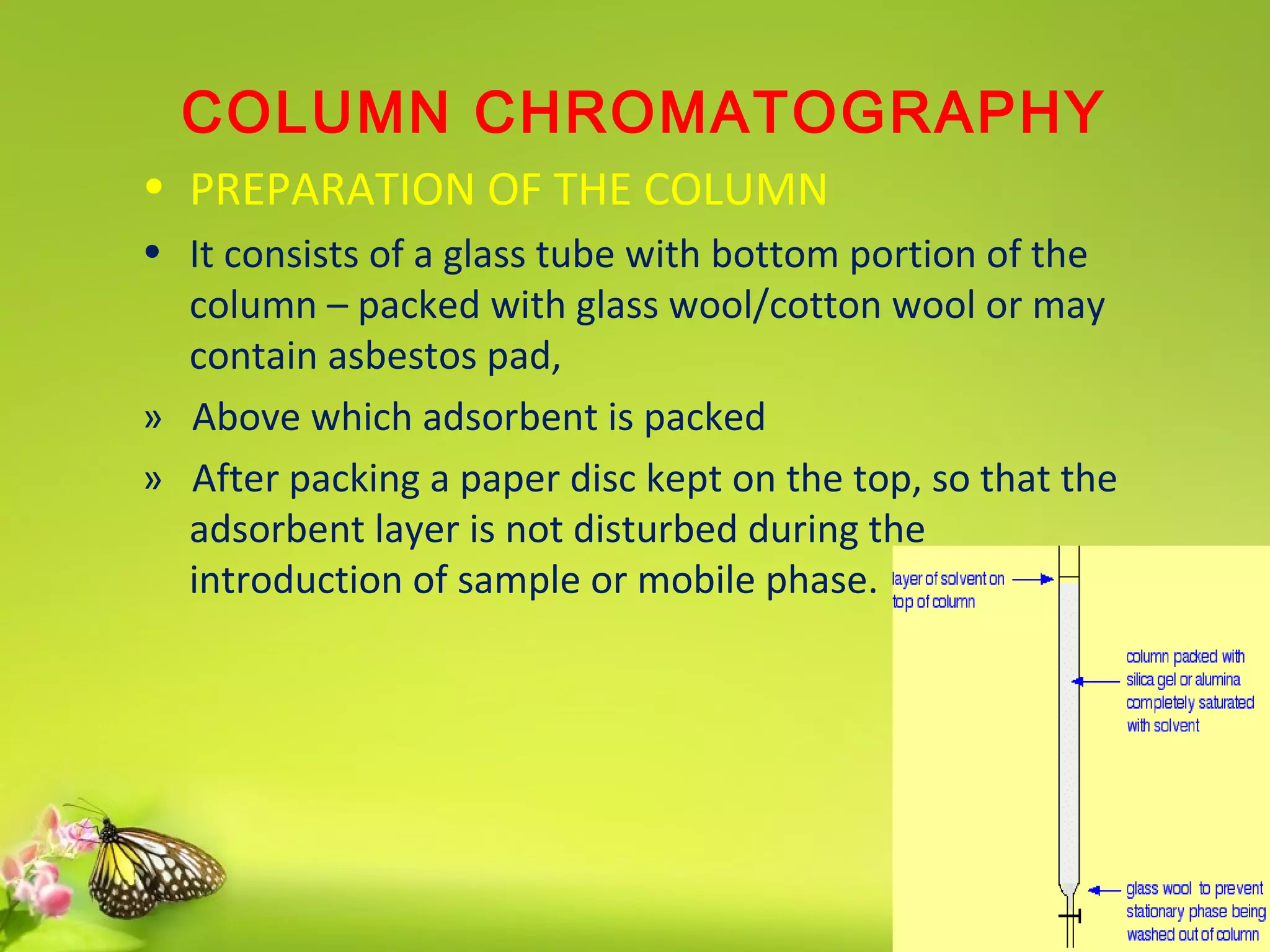 Column Chromatography ppt | PPT