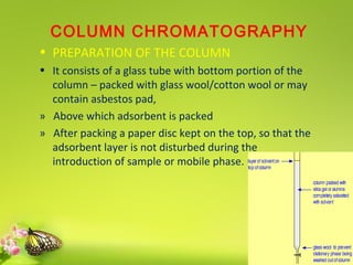 Column Chromatography ppt | PPT