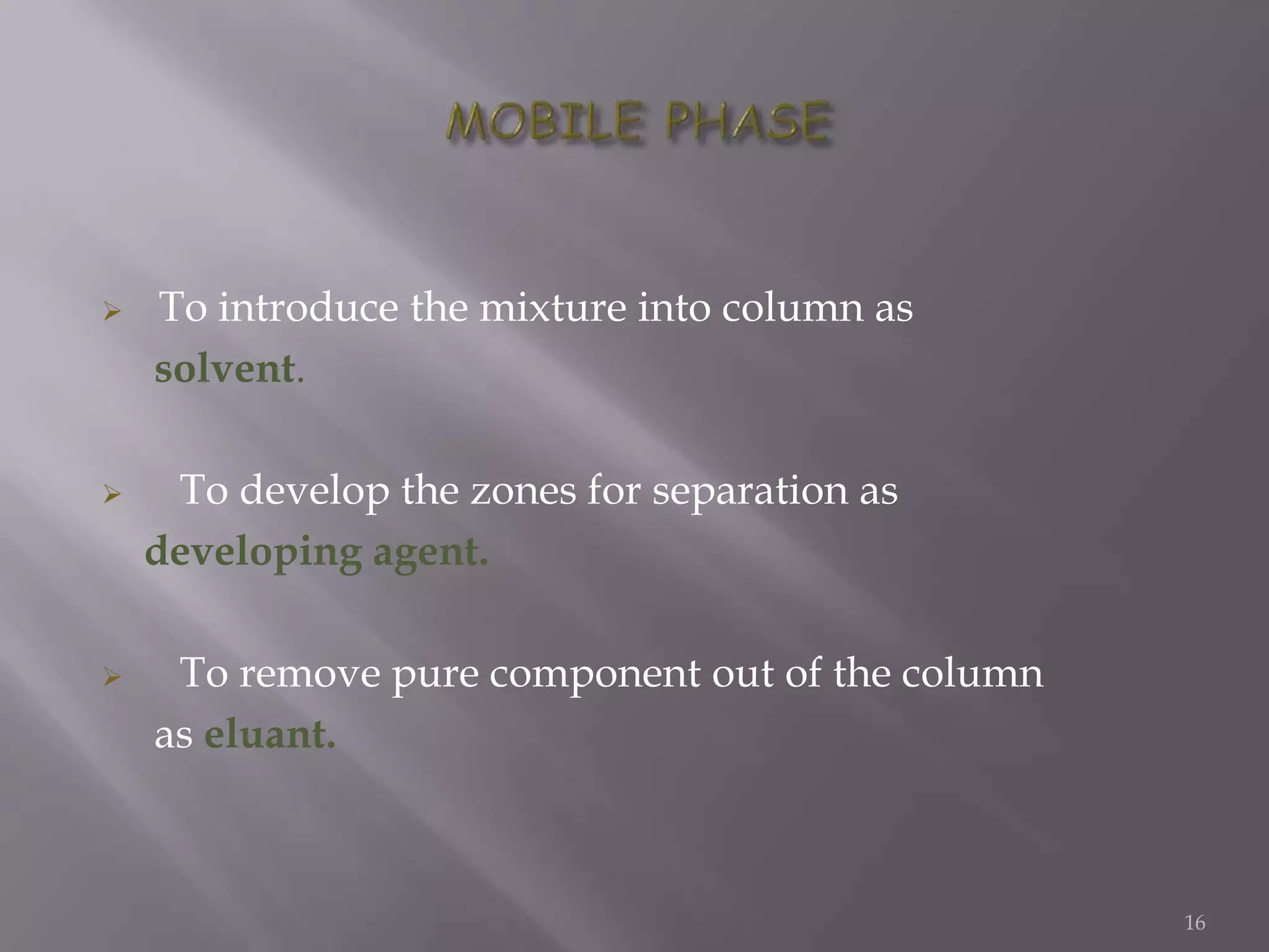 Column chromatography | PPTX