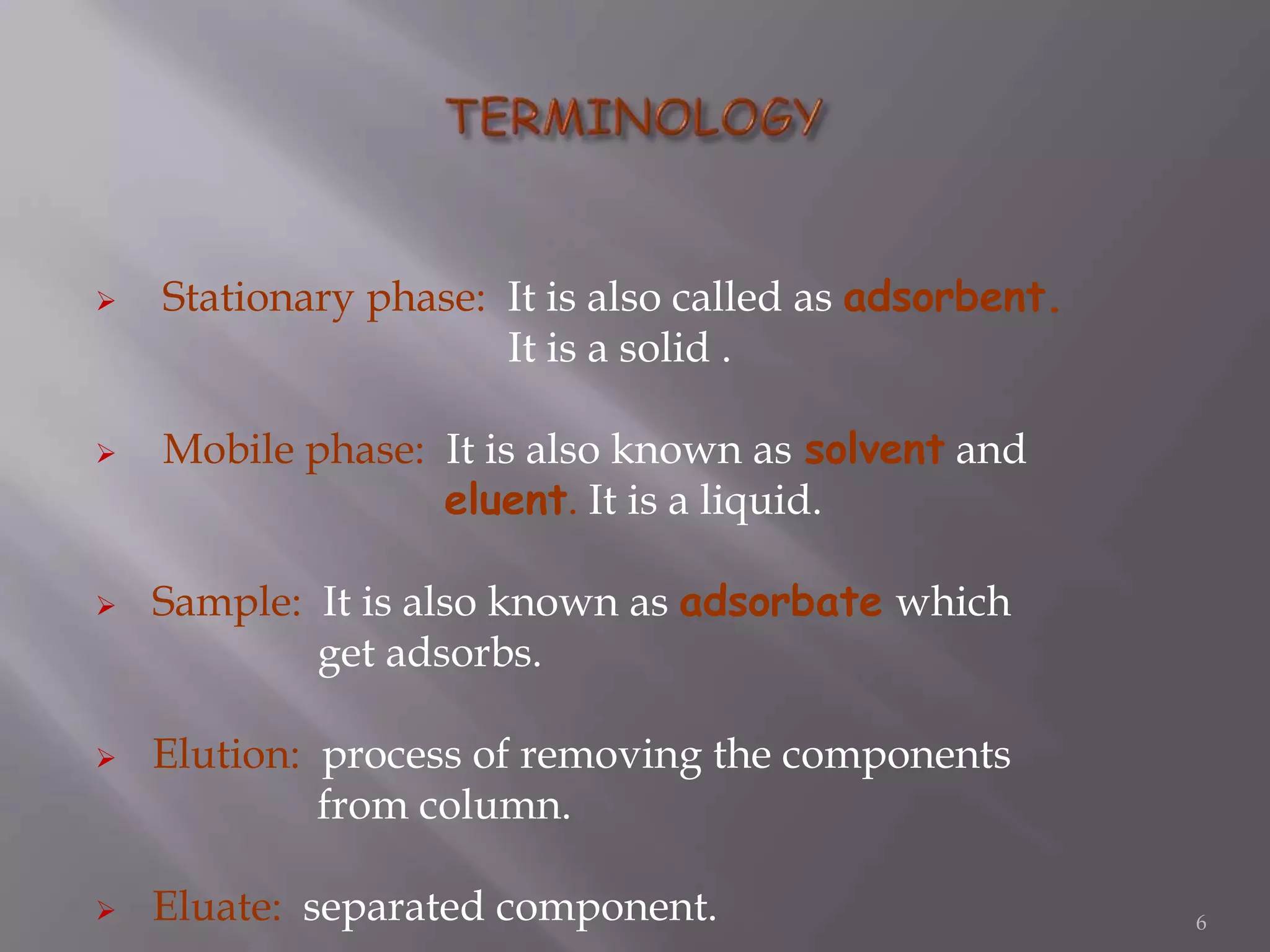 Column chromatography | PPTX