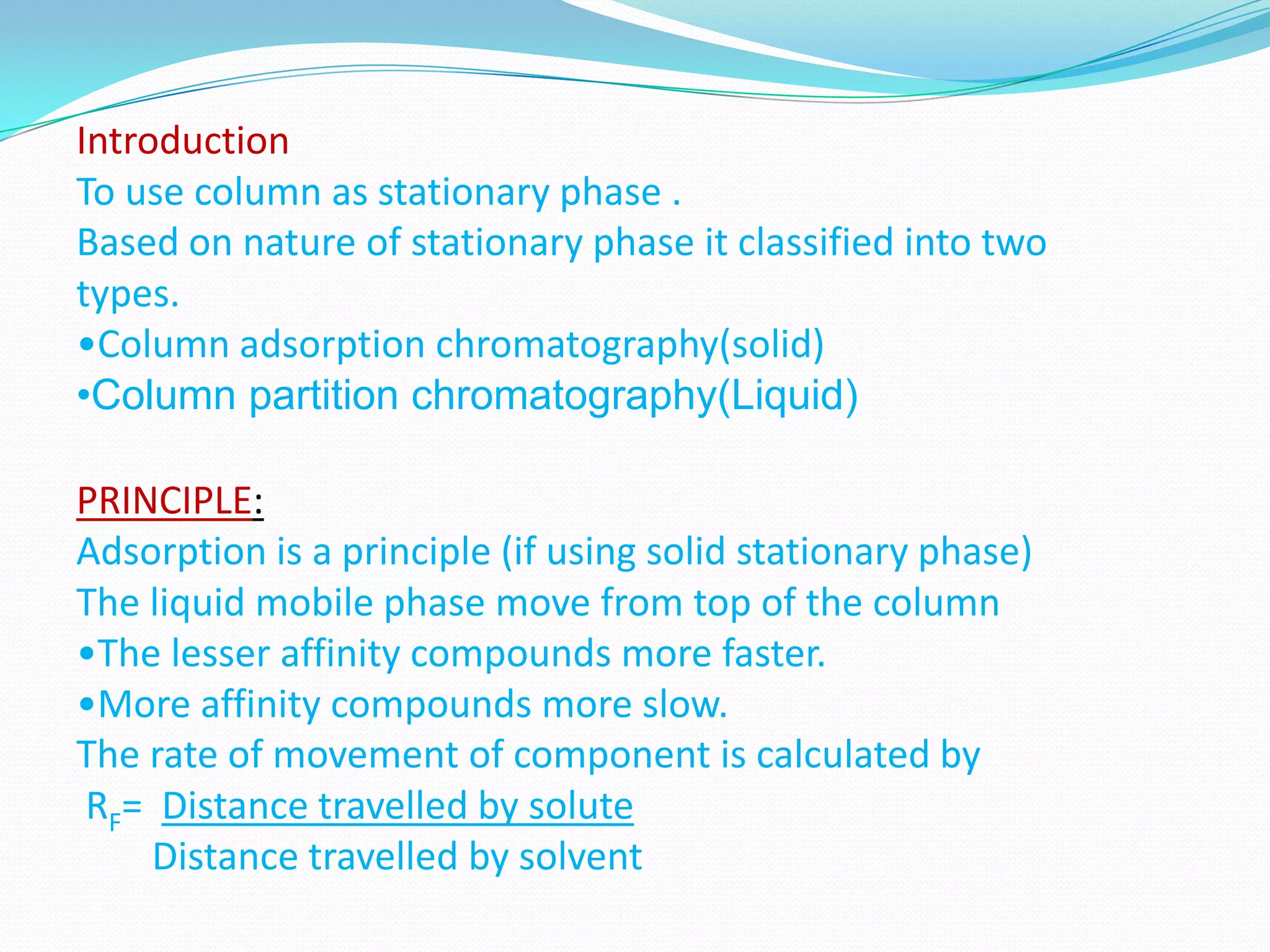 Column chromatography | PPTX