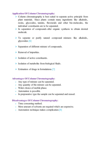 Column chromatography | PDF