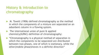 Column chromatography | PPTX