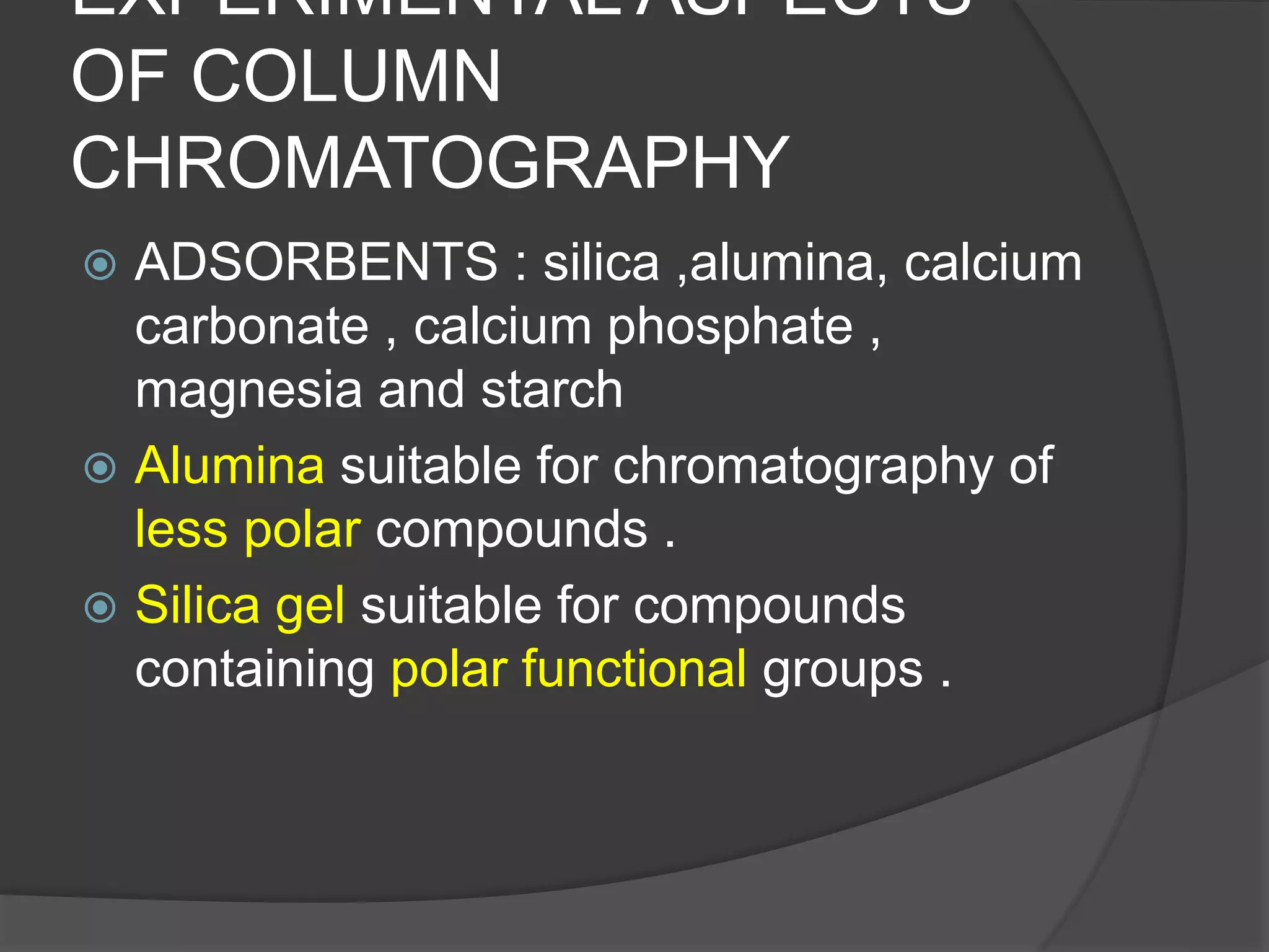 Column chromatography | PPTX