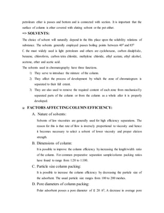 Column chromatography | DOCX