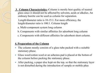 Column chromatography | PPTX