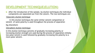 Column chromatography | PPTX | Chemistry | Science