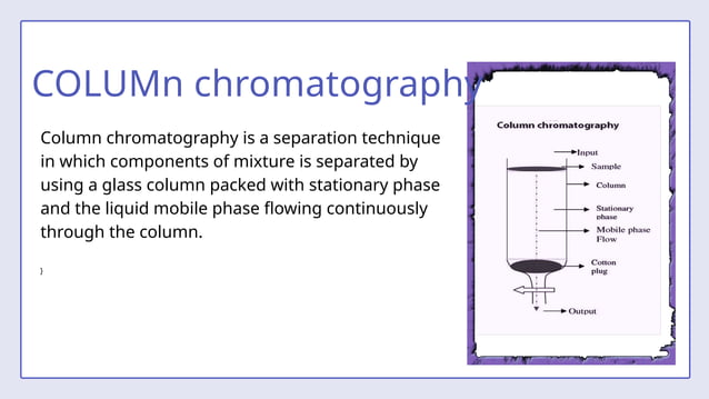 The Column Chromatography Presentation | PPT