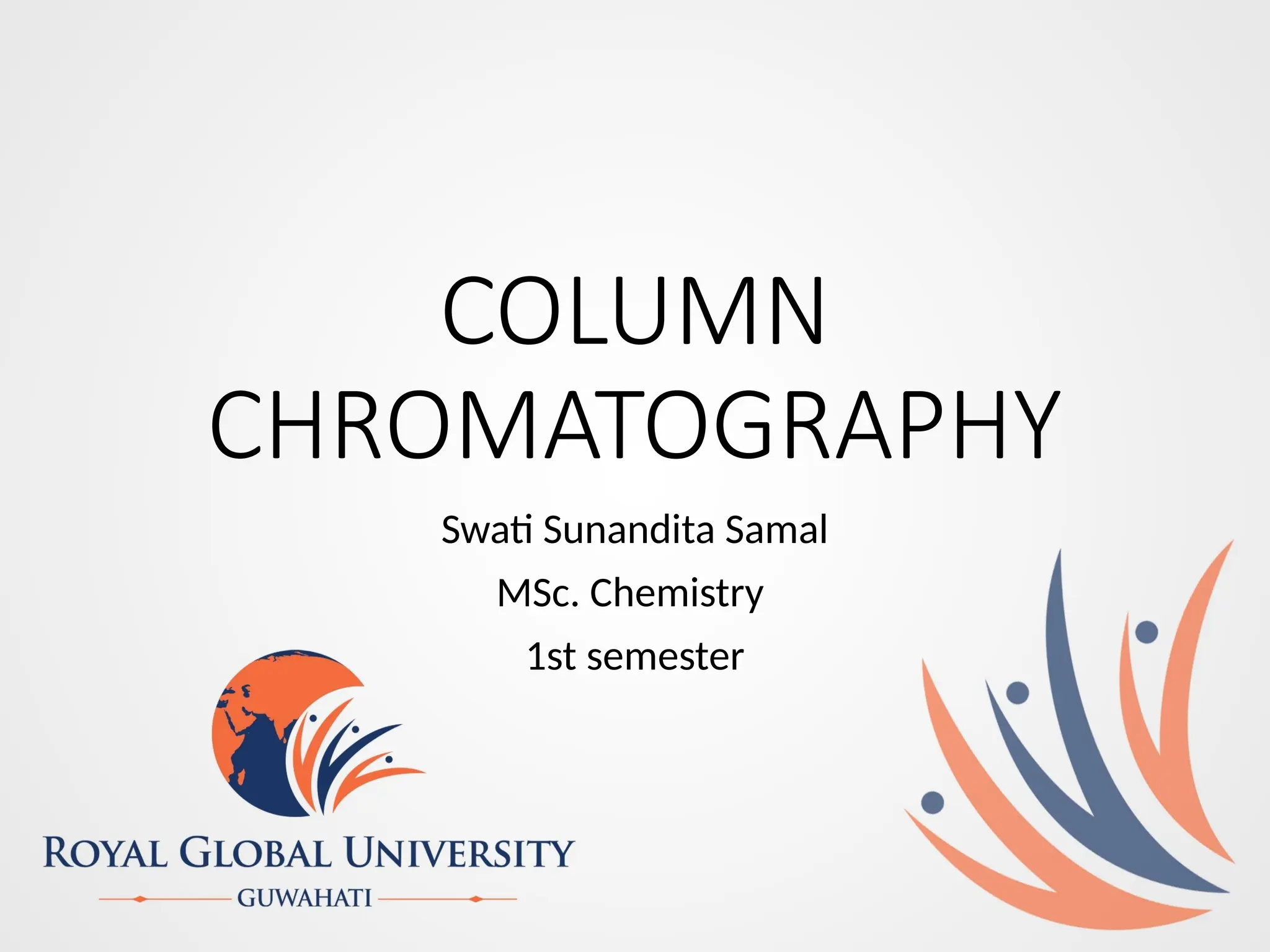 Column Chromatography Described Pptx