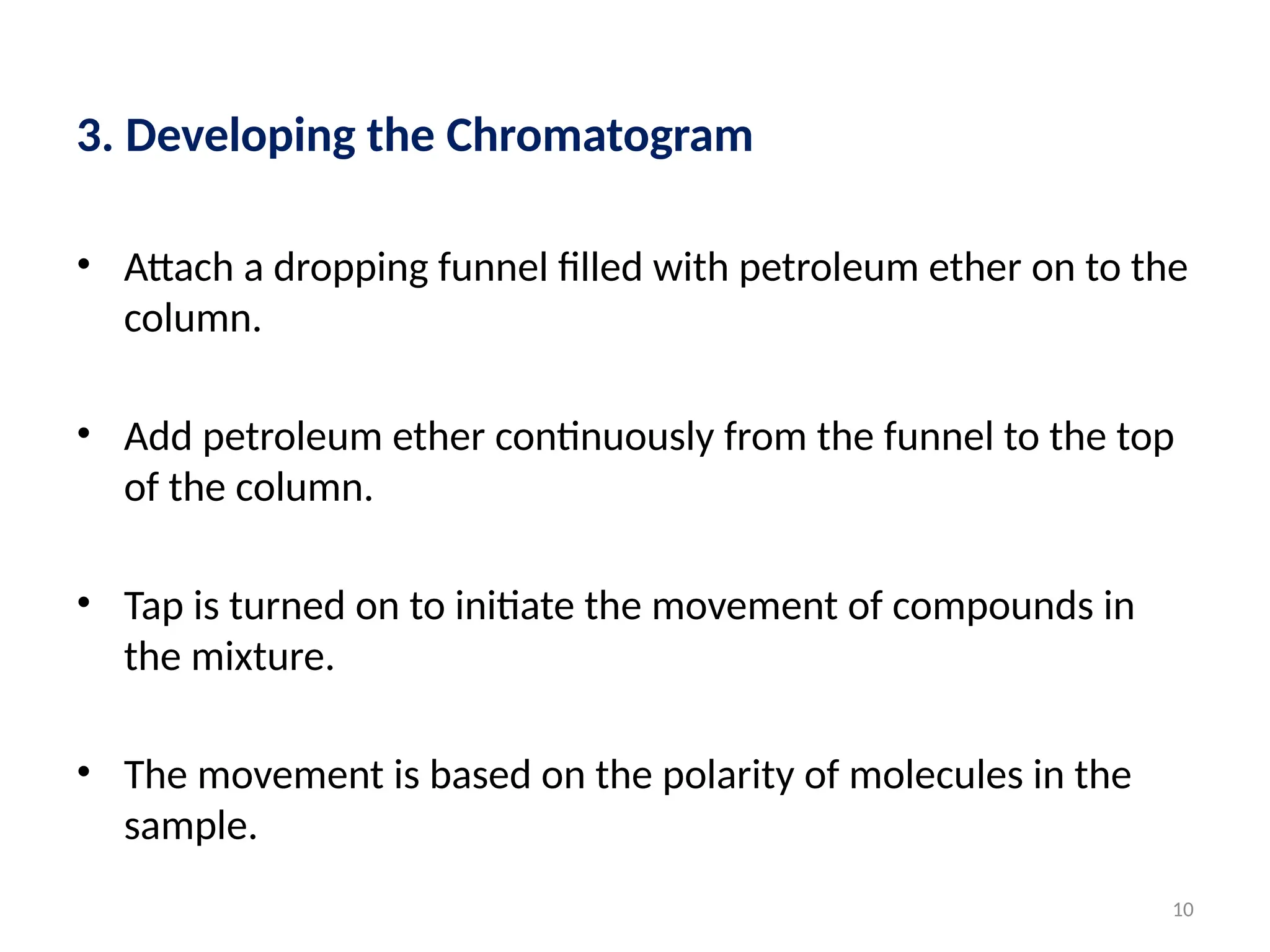 Column Chromatography principle and applications.pptx