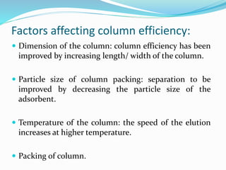 Column chromatography ganesh | PPTX