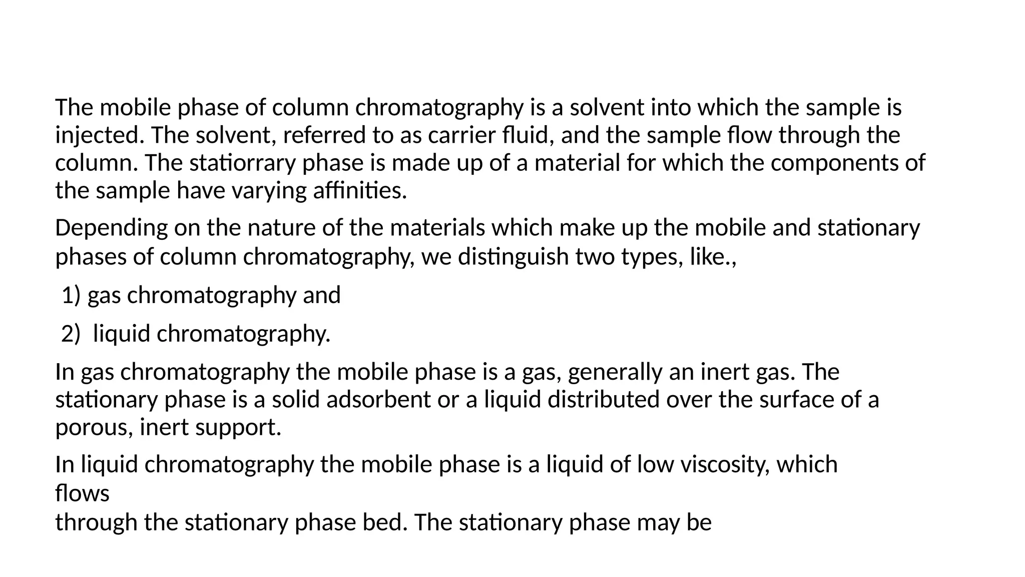 column chromatography and its Application | PPTX