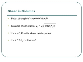 Column design: as per bs code | PPT
