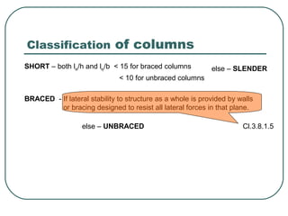 Column design: as per bs code | PPT