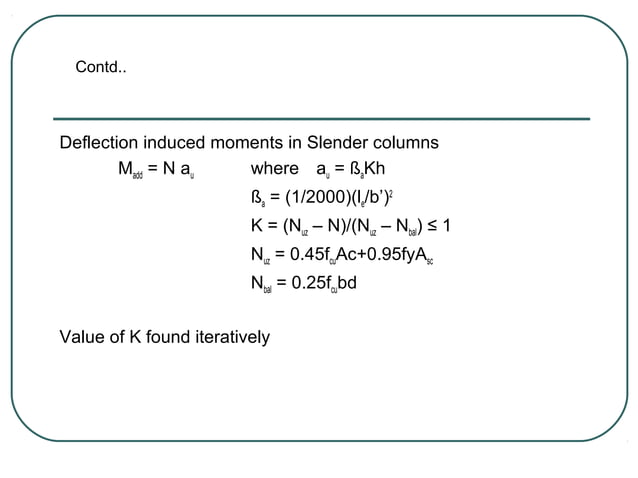 Column design: as per bs code | PPT
