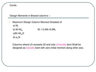 Column design: as per bs code | PPT