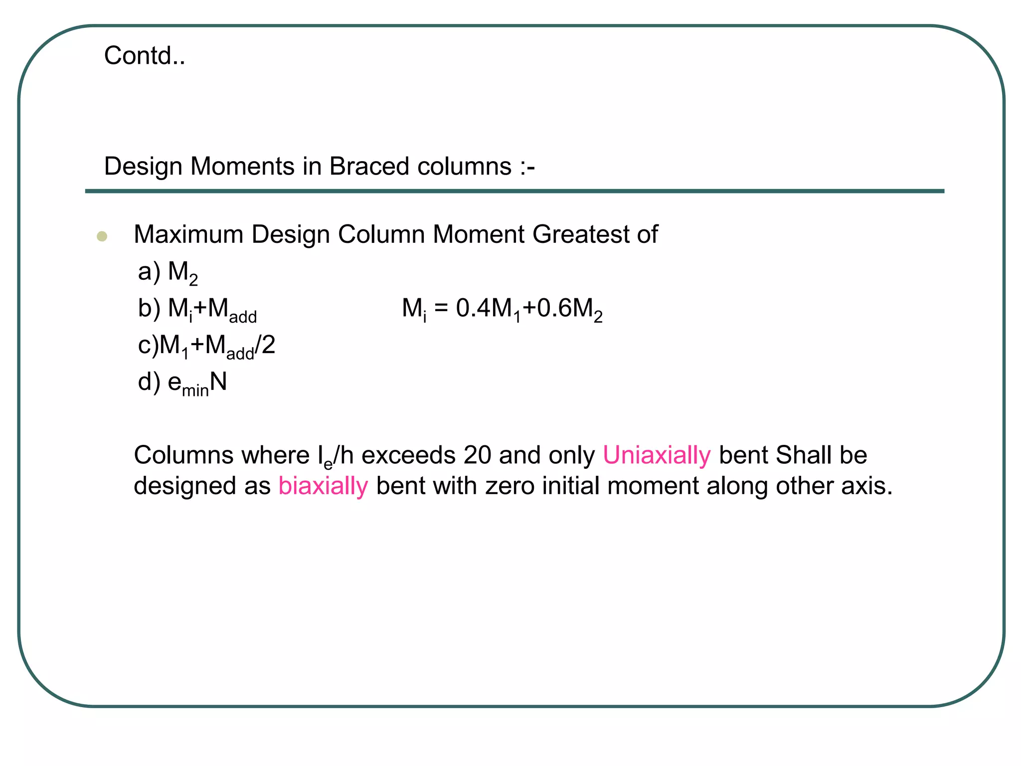 Column design as per bs code | PPT