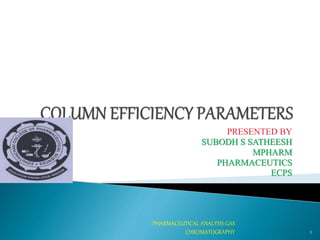 Column efficiency parameters | PPTX