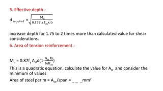 Design of RCC Column footing | PPTX