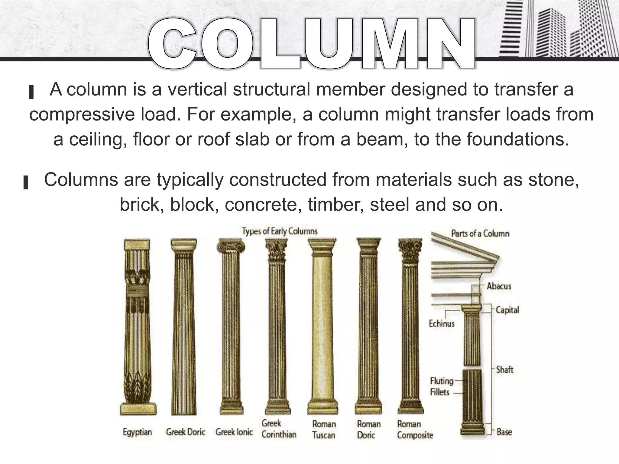 Column & Footing details | PPTX