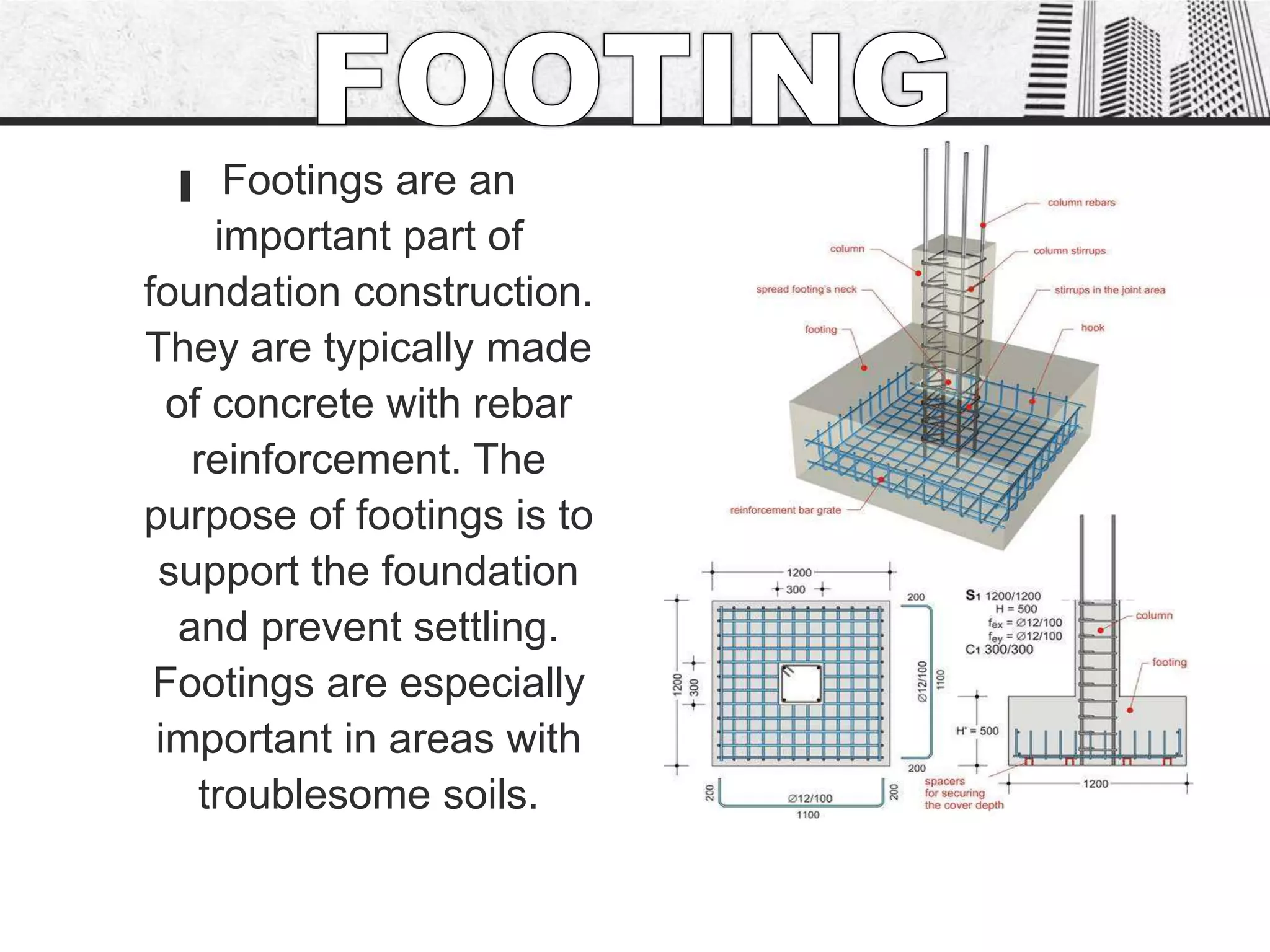 Column & Footing details | PPTX