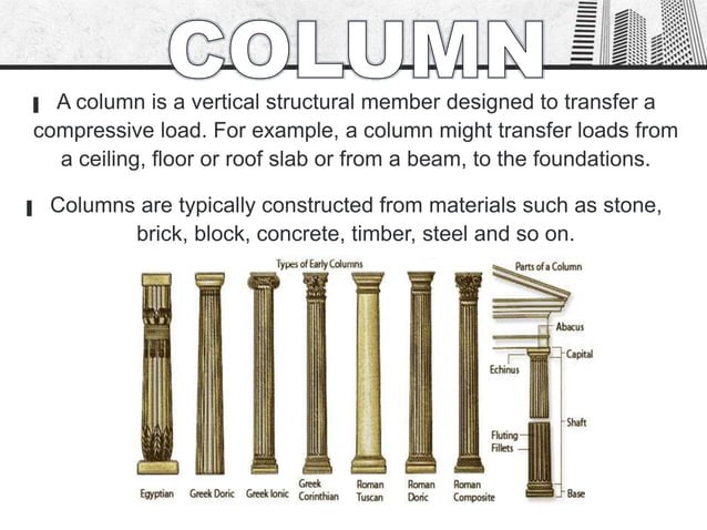 Column & Footing details | PPTX