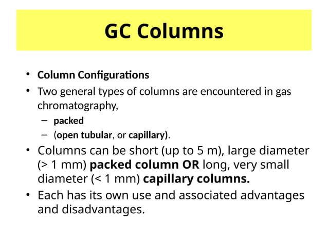 description column for gas chromatography temperature programming.pptx