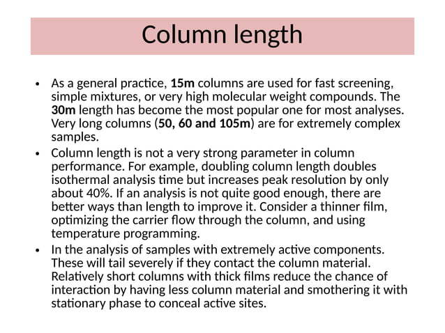 description column for gas chromatography temperature programming.pptx