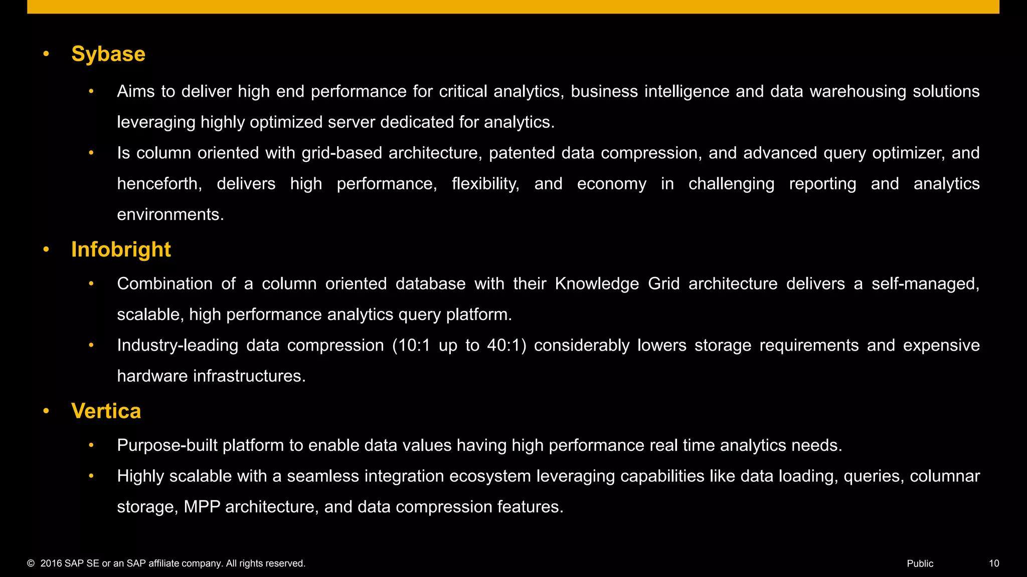 Column Oriented Databases | PPTX