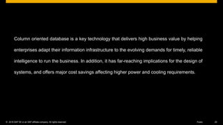 Column Oriented Databases | PPTX