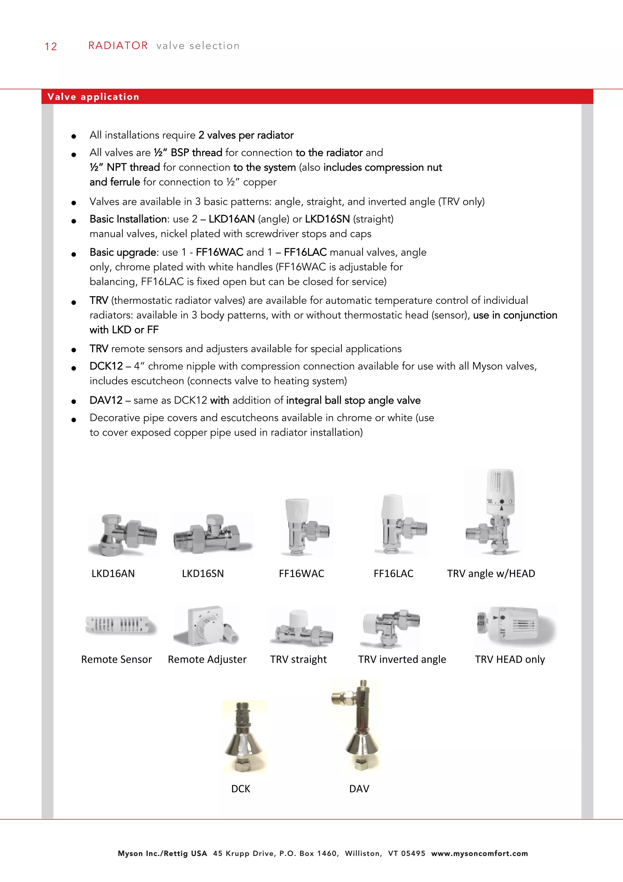 Column Radiator Series Installation & Technical Guide - Just Rads | PDF