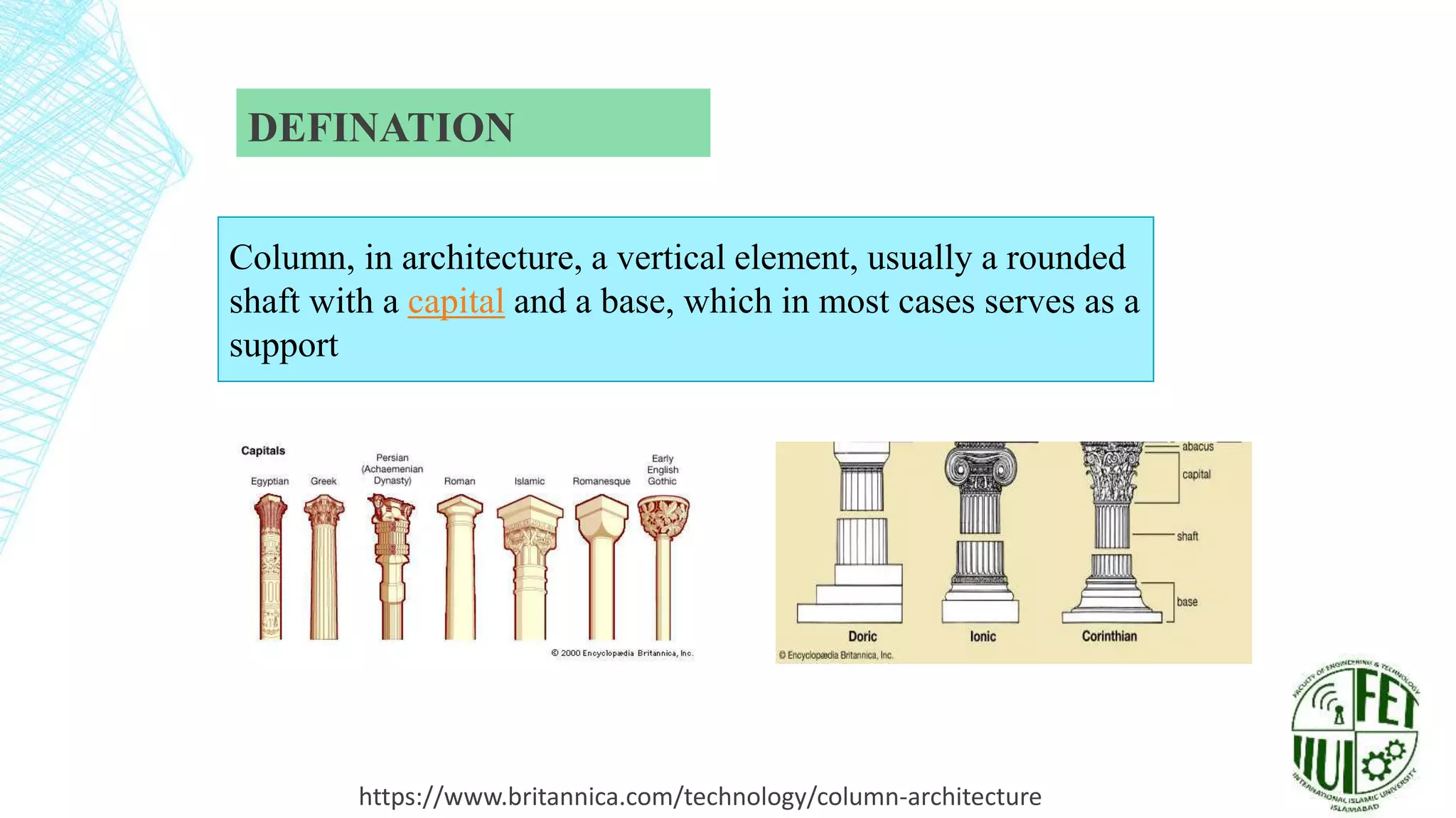 Columns and Their Types | PPTX