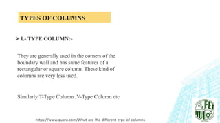 Columns and Their Types | PPTX