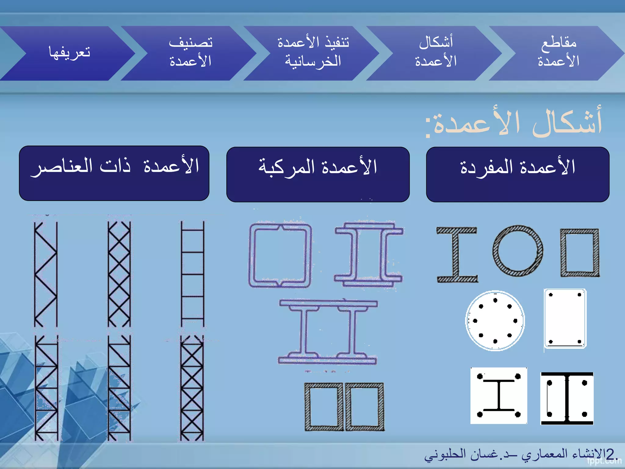 Columns الأعمدة | PPSX
