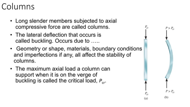 Buckling of Columns | PDF | Physics | Science