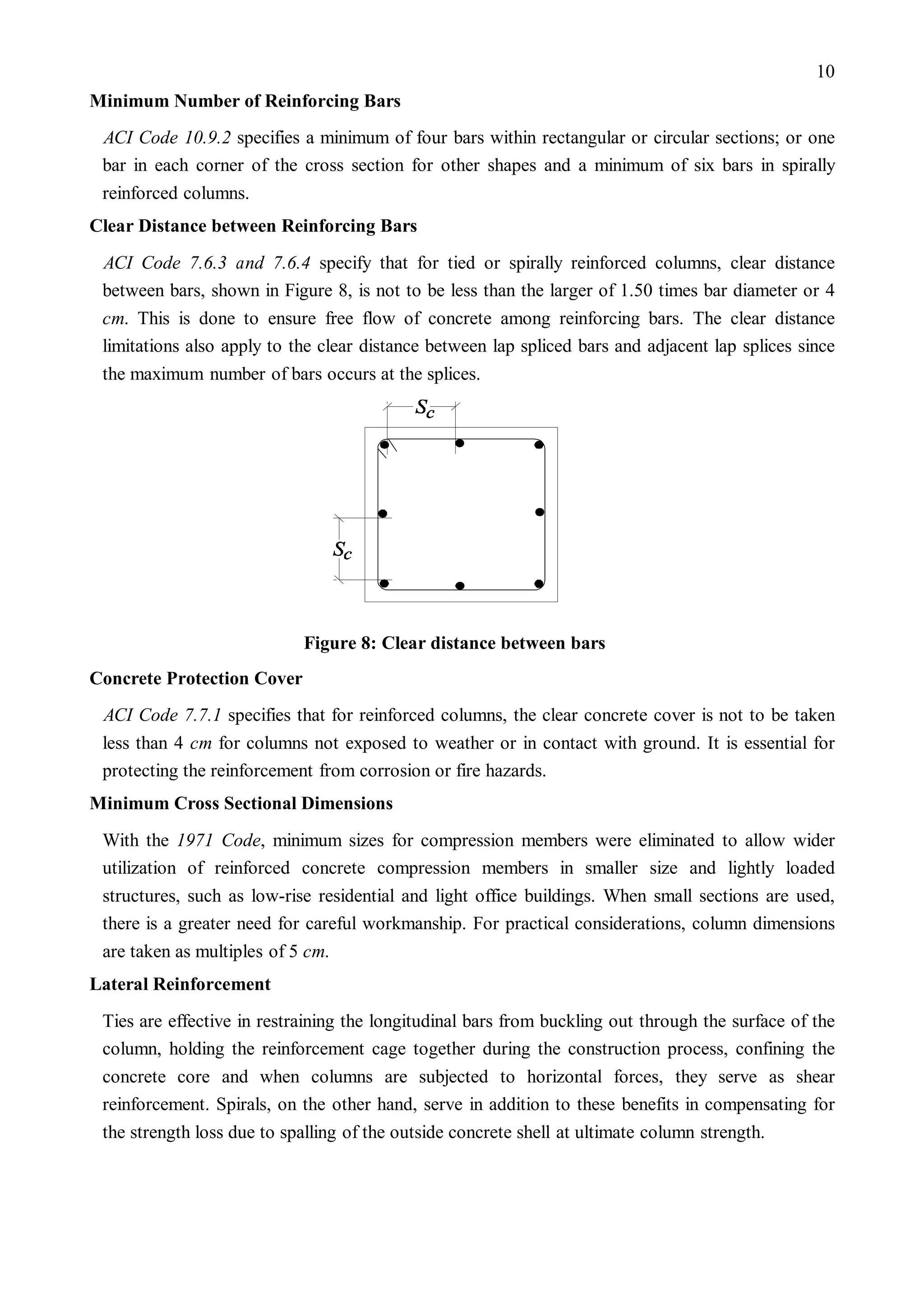 Design for Short Axially Loaded Columns ACI318 | PDF