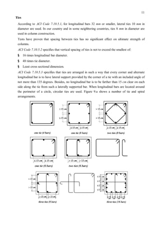Design for Short Axially Loaded Columns ACI318 | PDF