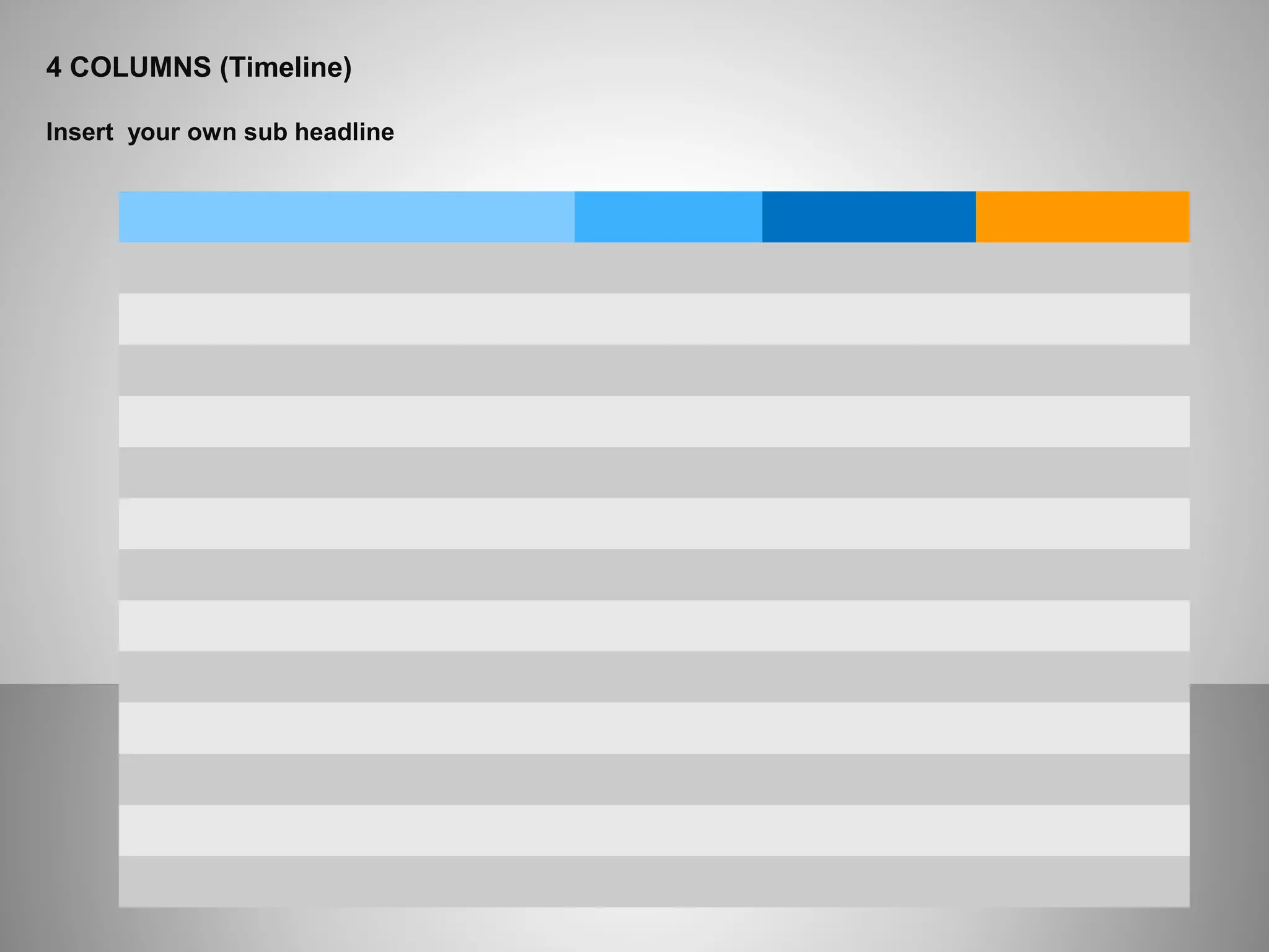 Columns and Rows for PowerPoint | PPT
