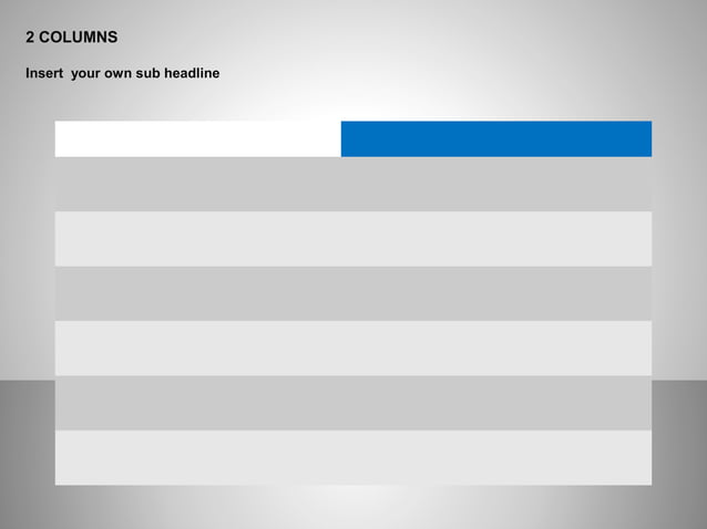 Columns and Rows for PowerPoint | PPT