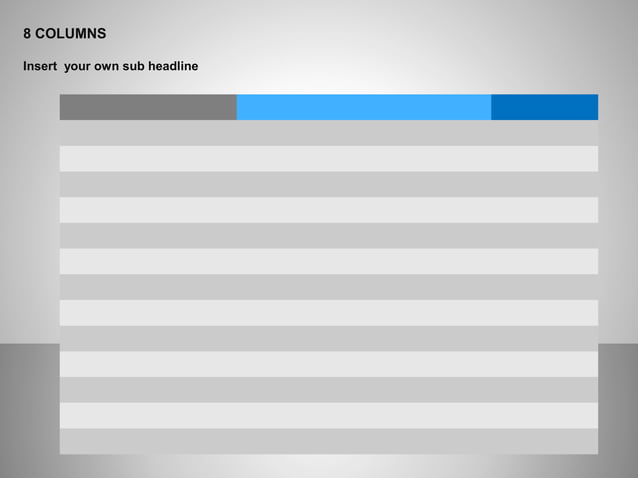 Columns and Rows for PowerPoint | PPT